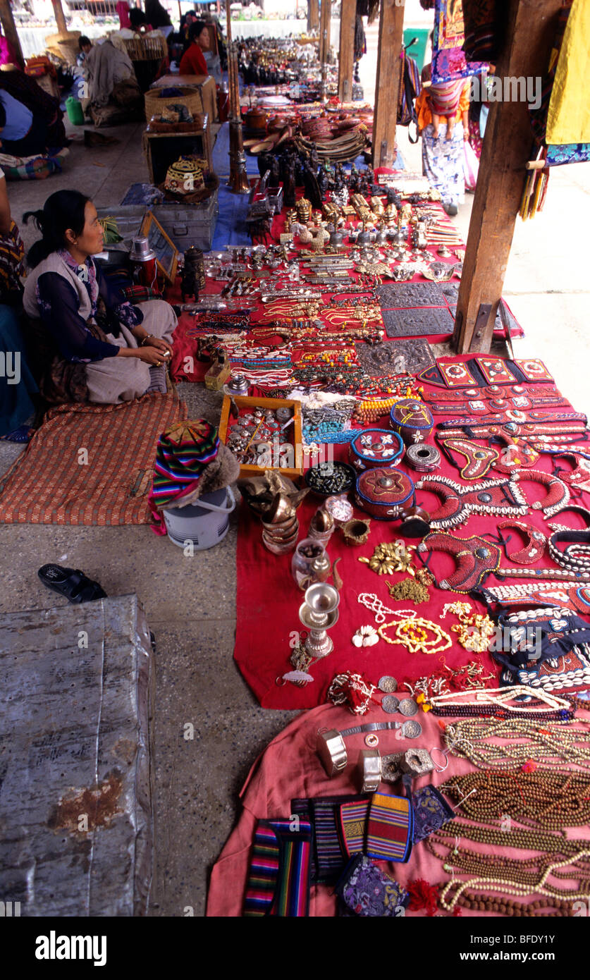 Market. Thimphu. Bhutan Stock Photo - Alamy