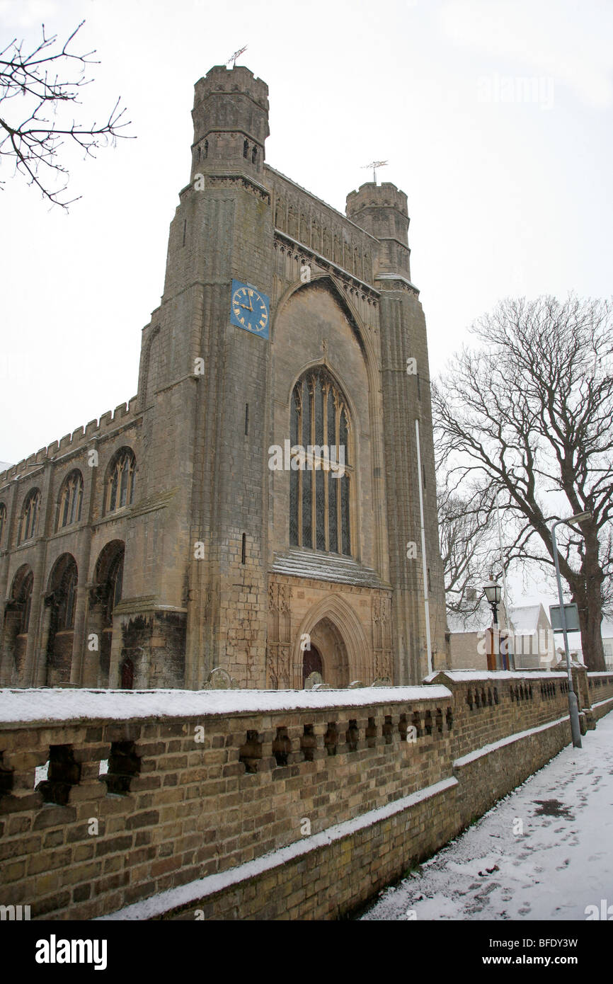 Winter thorney abbey hi-res stock photography and images - Alamy