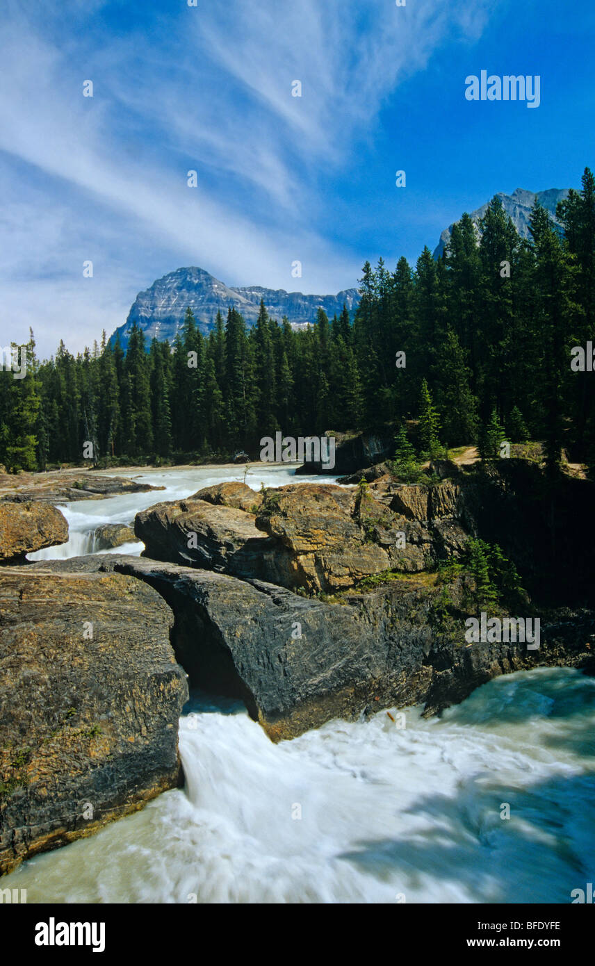 Mt stephen and the kicking horse river hi-res stock photography and ...