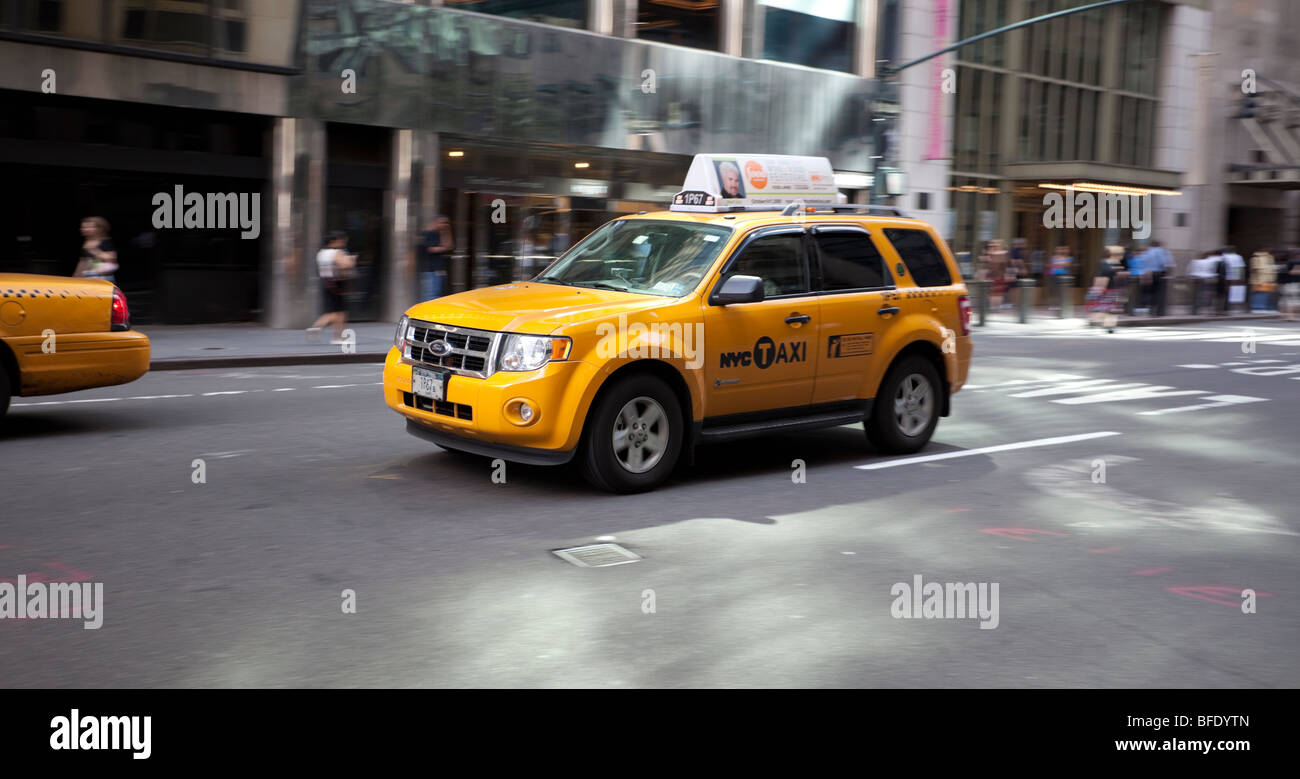 New York City taxi, USA Stock Photo - Alamy
