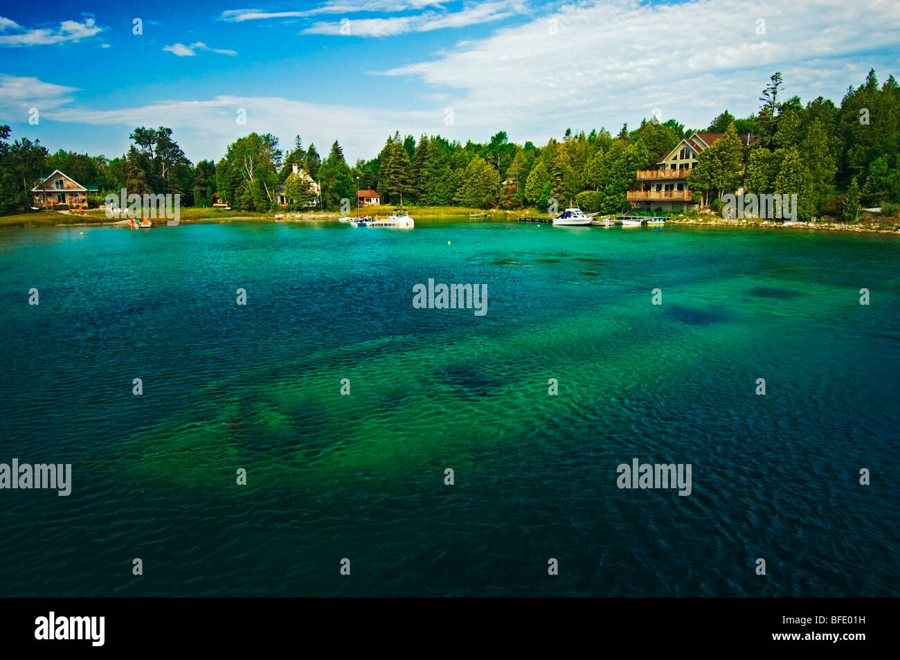 Wreck of the Sweepstakes at Big Tub Harbour in Tobermory, Fathom Five ...