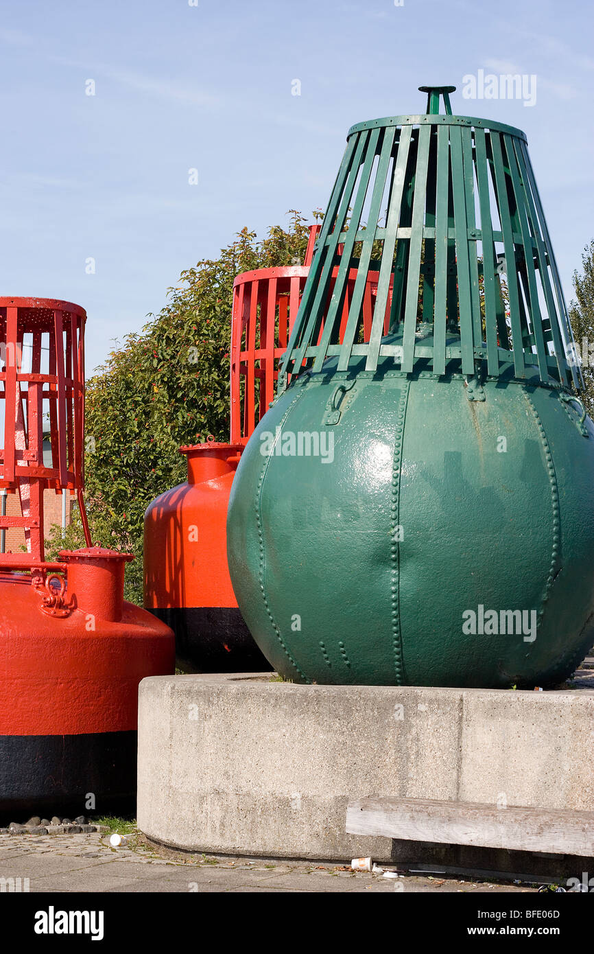 Lateral navigation buoys ashore hi-res stock photography and images - Alamy