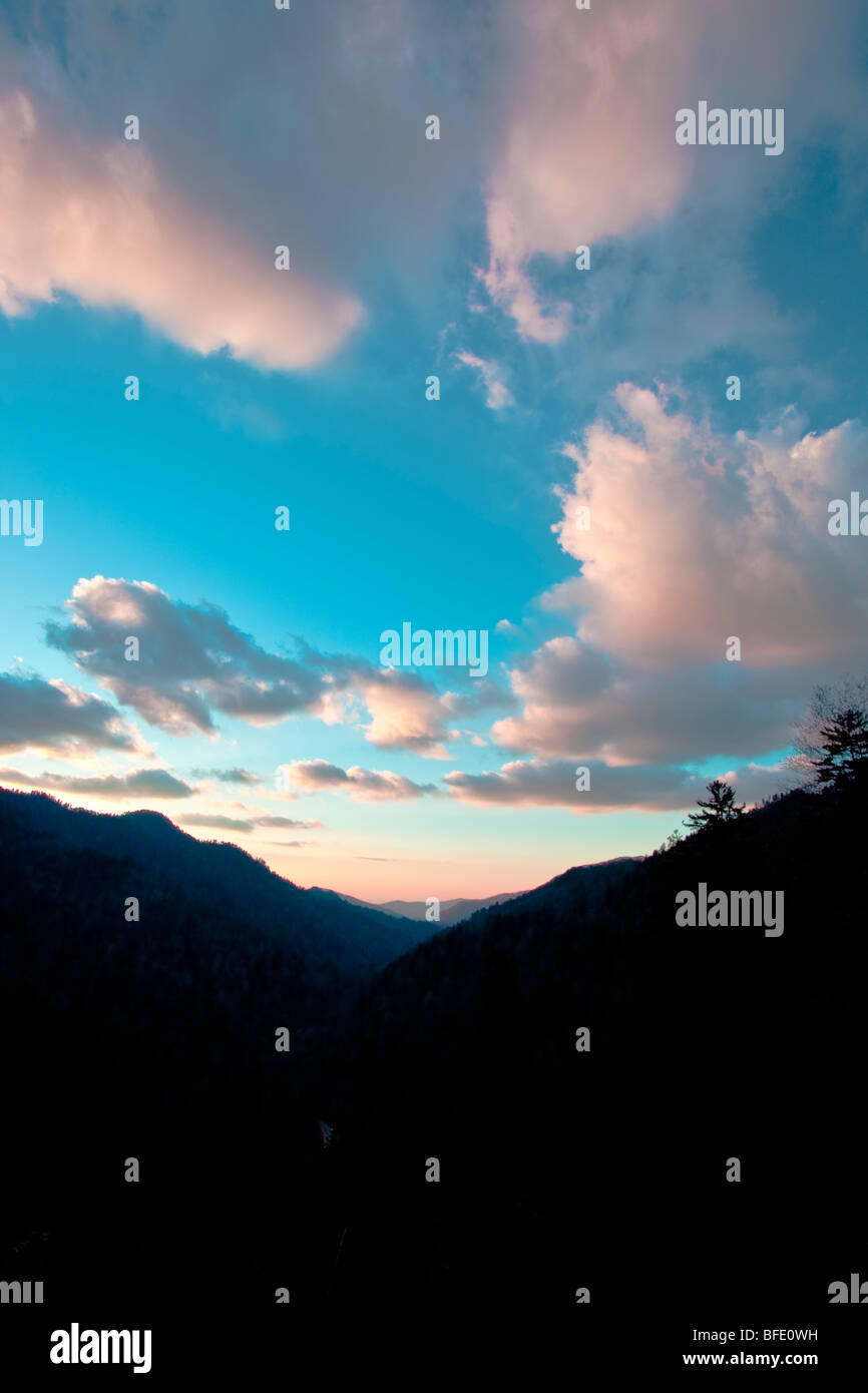 Evening, Morton's Overlook, Great Smoky Mountains National Park ...
