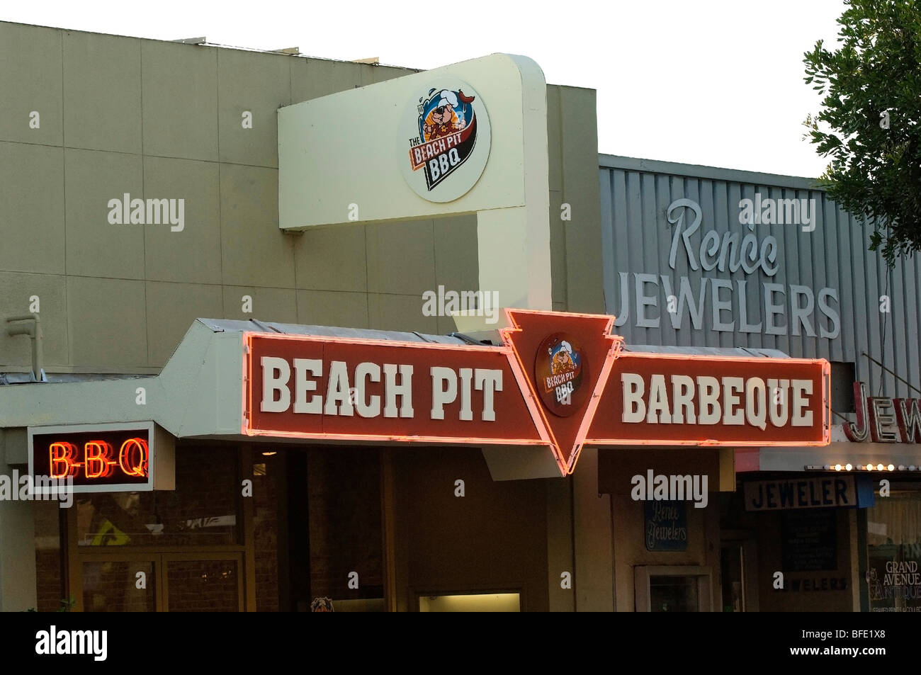 Beach Pit Barbeque, Orange, CA Stock Photo - Alamy