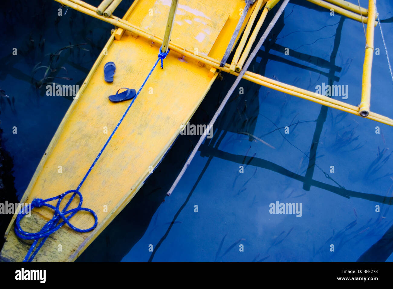A native boat at the sea Stock Photo - Alamy