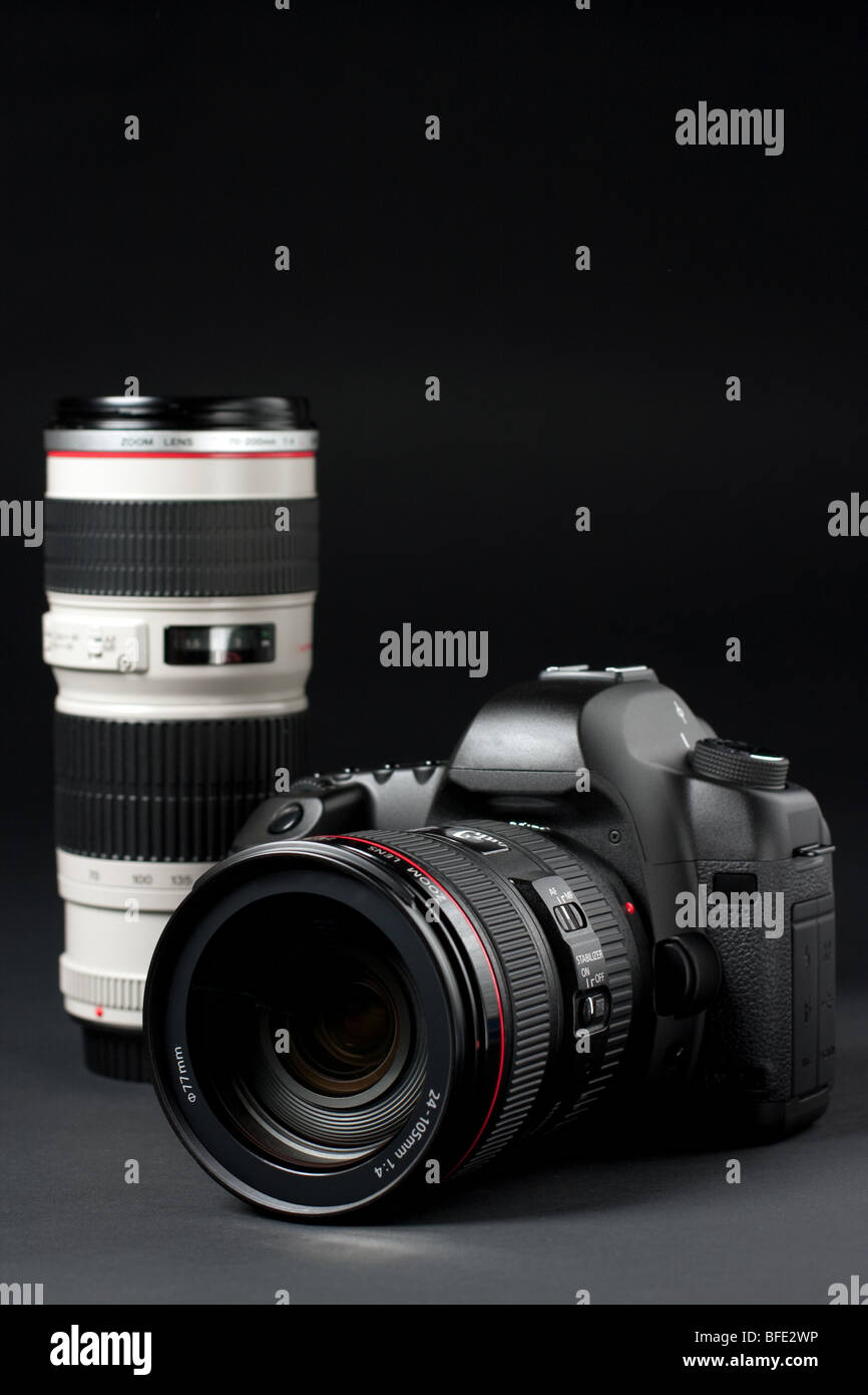 Professional dslr camera low key hi-res stock photography and images ...