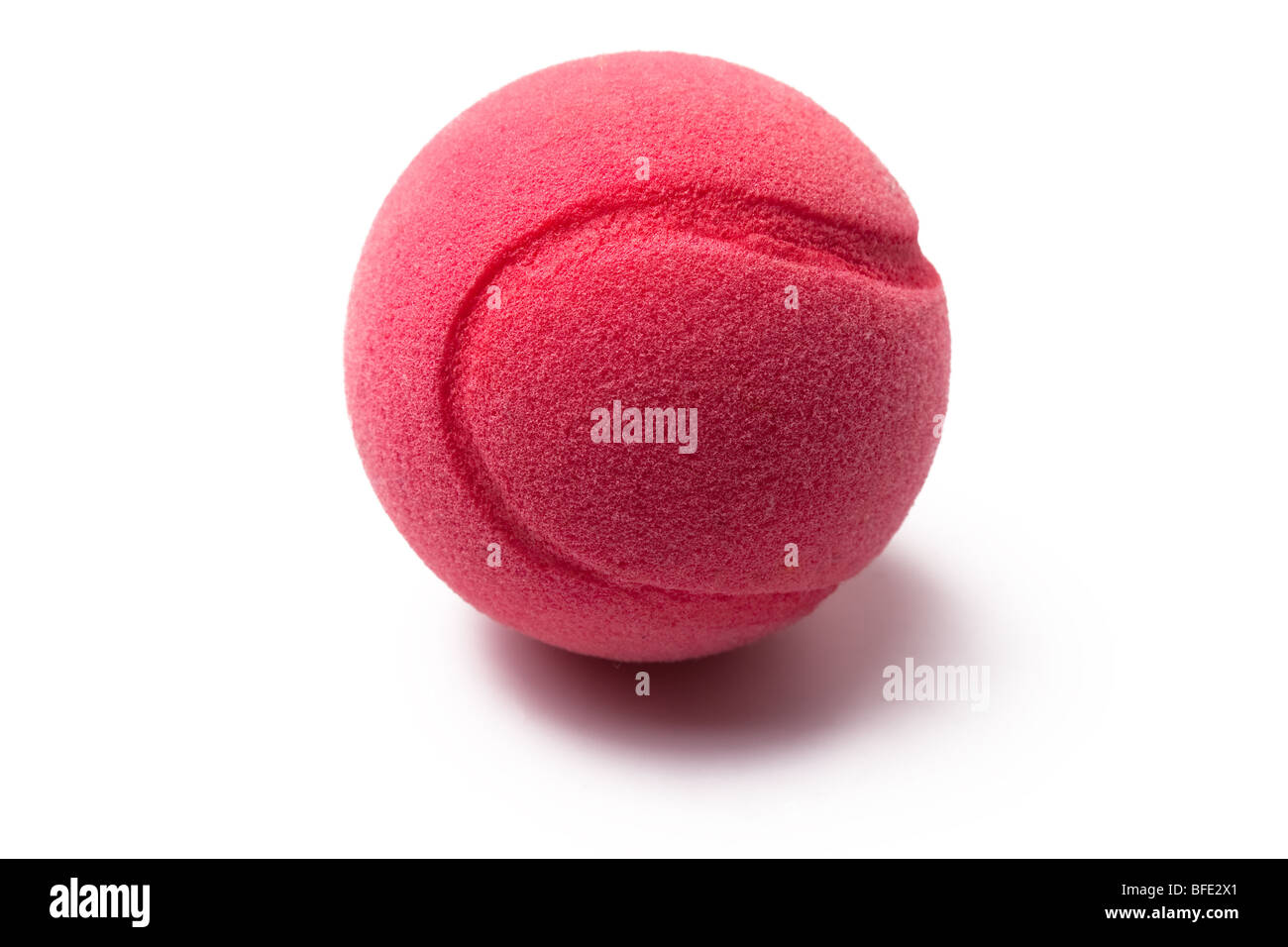pink tennis ball isolated on white background Stock Photo - Alamy
