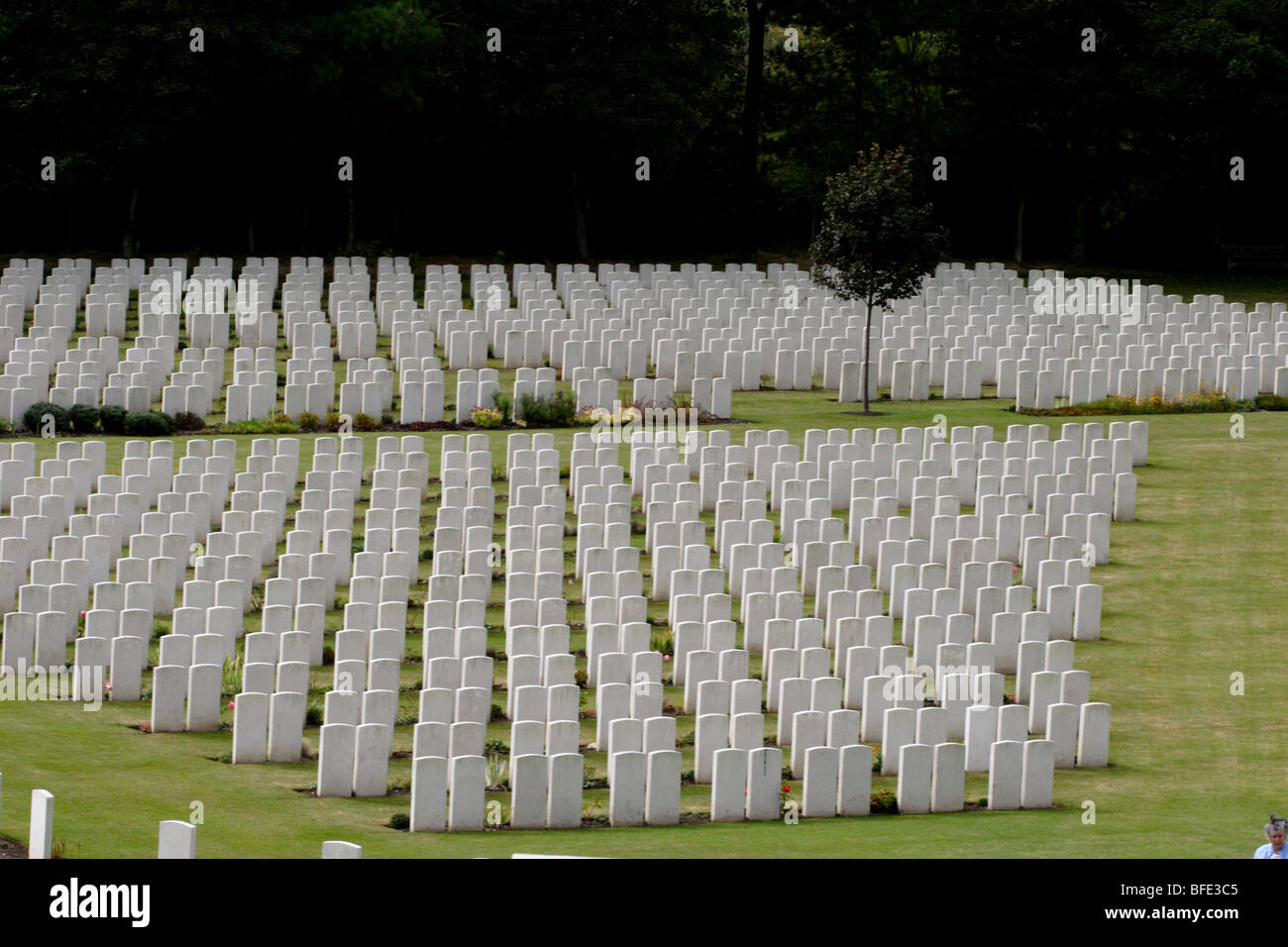 Etaples, the largest Commonwealth war cemetery in France Stock Photo ...
