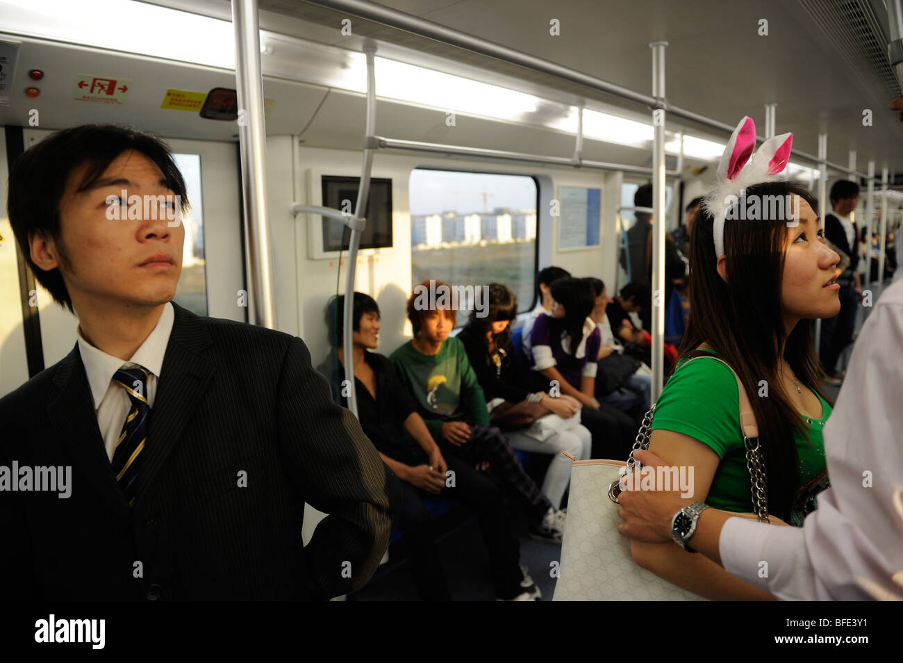People on train hi-res stock photography and images - Alamy