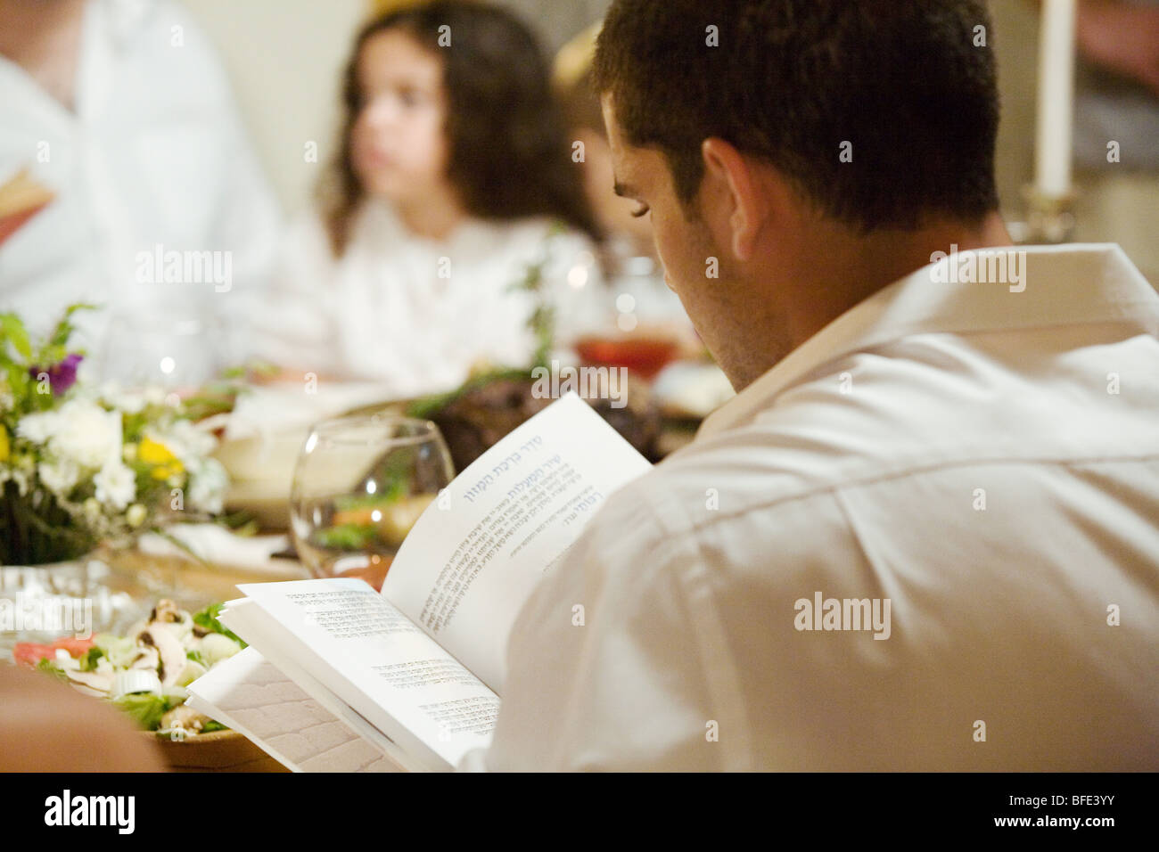 The Seder Night Stock Photo - Alamy