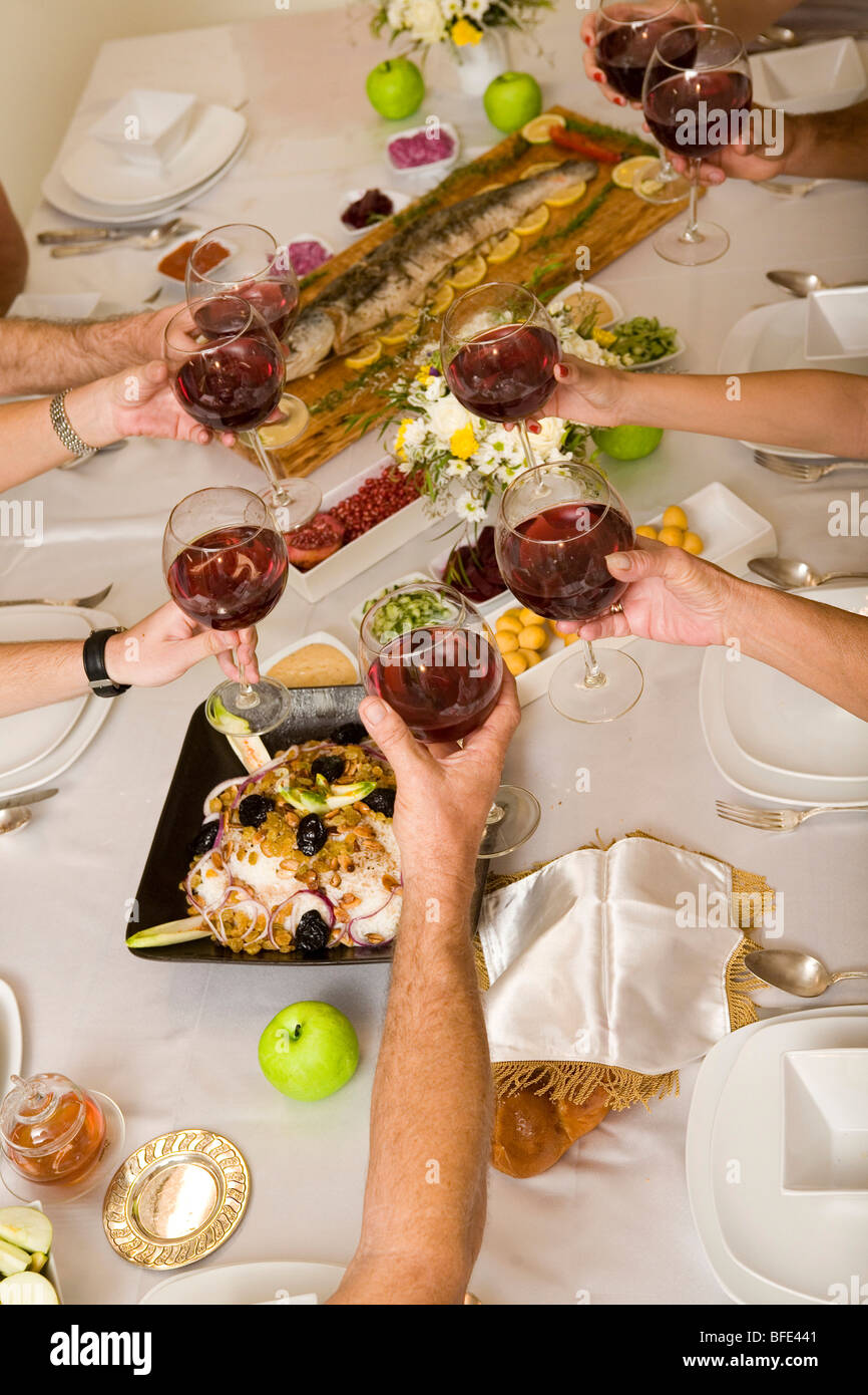 Fish wine and fruit hi-res stock photography and images - Alamy