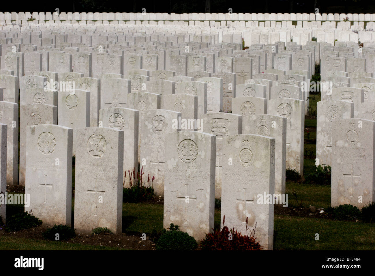 Etaples, the largest Commonwealth war cemetery in France Stock Photo ...