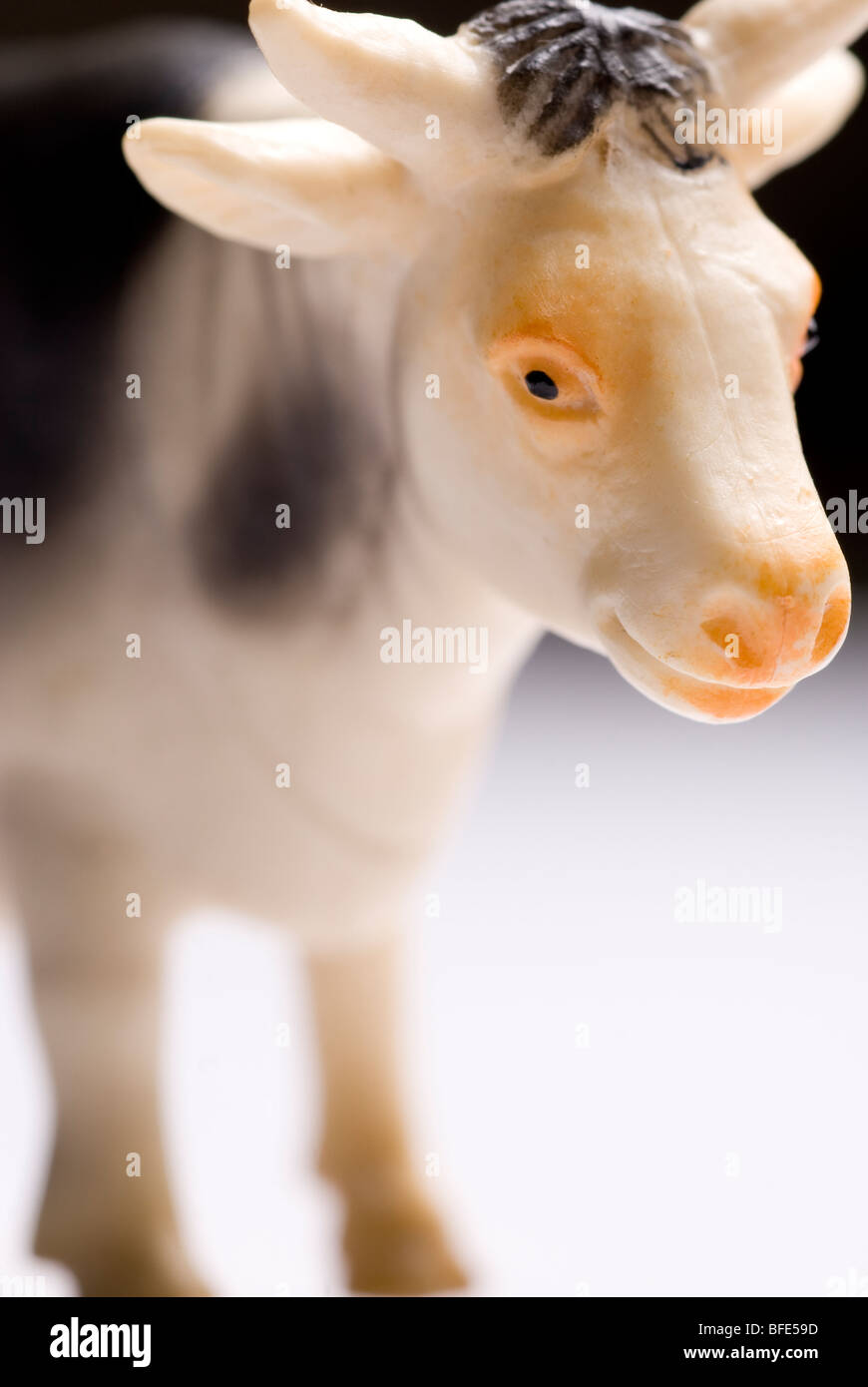 plastic toy cow Stock Photo - Alamy