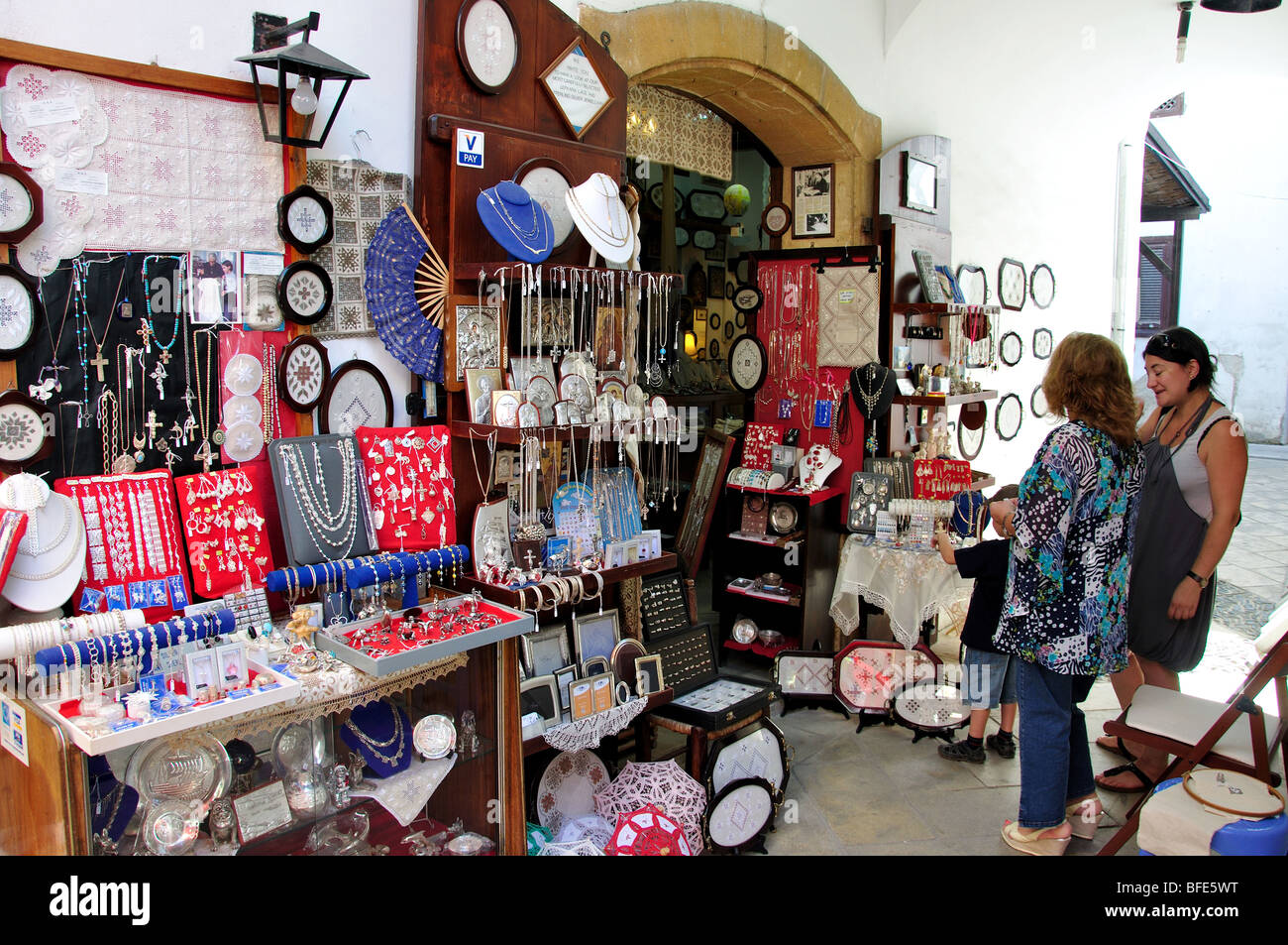 Laiki Geitonia, Old Town, Lefkosia, Nicosia District, Cyprus Stock ...
