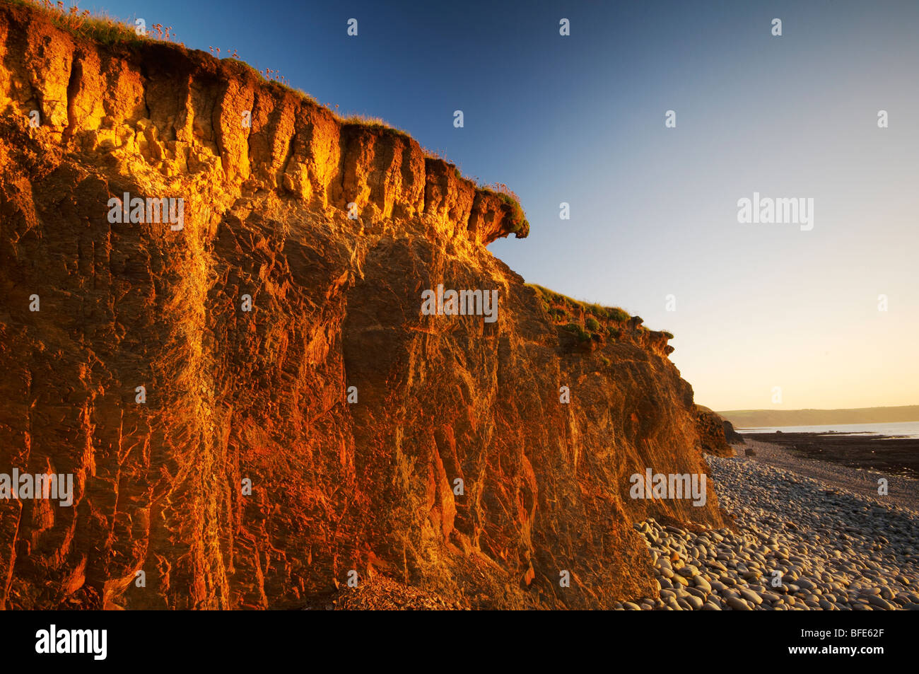 Abbotsham cliffs hi-res stock photography and images - Alamy