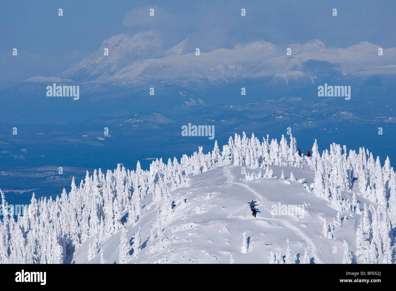 Snowboarders, Mount Washington, Comox Valley, Vancouver Island, British ...