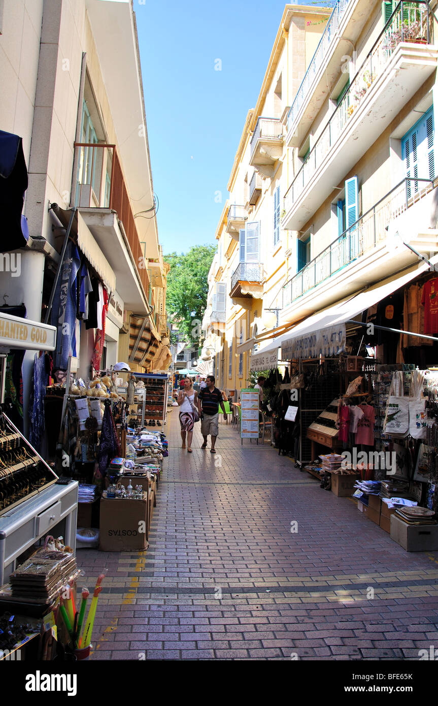 Street scene, Old Town, Lefkosia, Nicosia District, Cyprus Stock Photo ...
