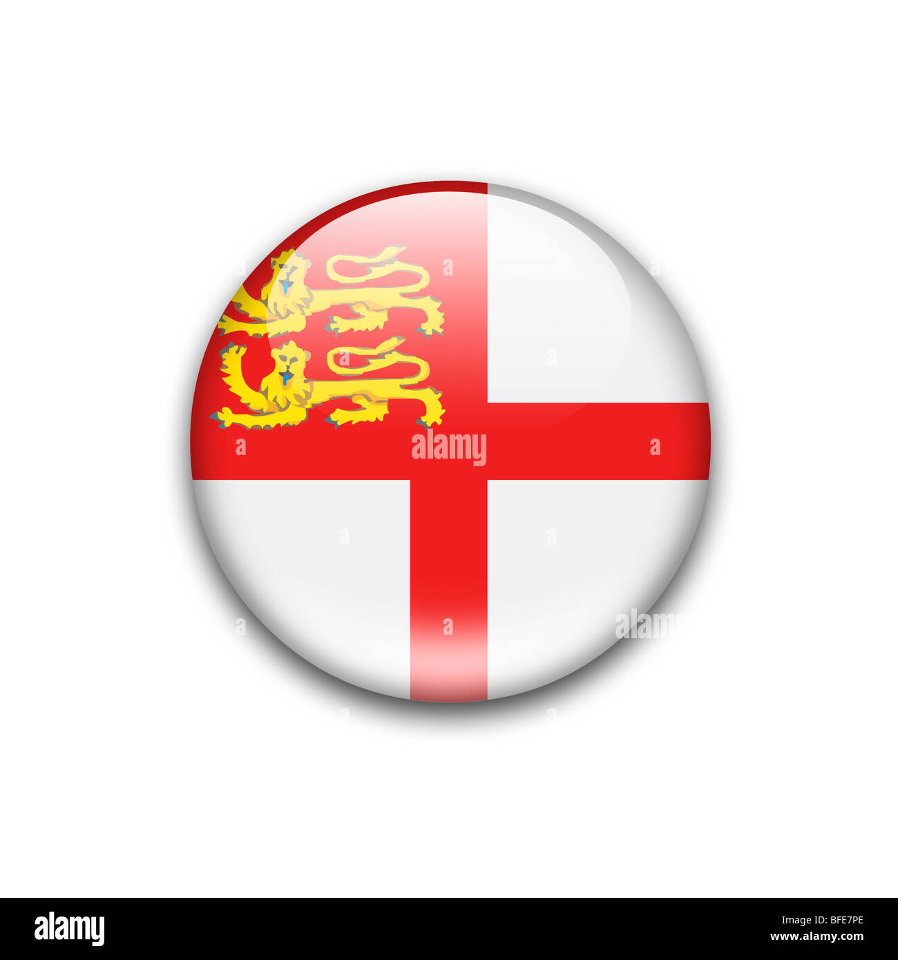Flag of sark Cut Out Stock Images & Pictures - Alamy