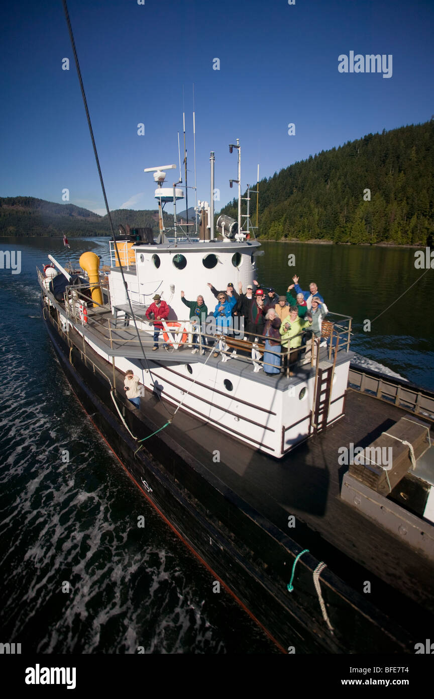 The MV Uchuck III supply vessel,, Zebellos, Friendly Cove, Vancouver ...