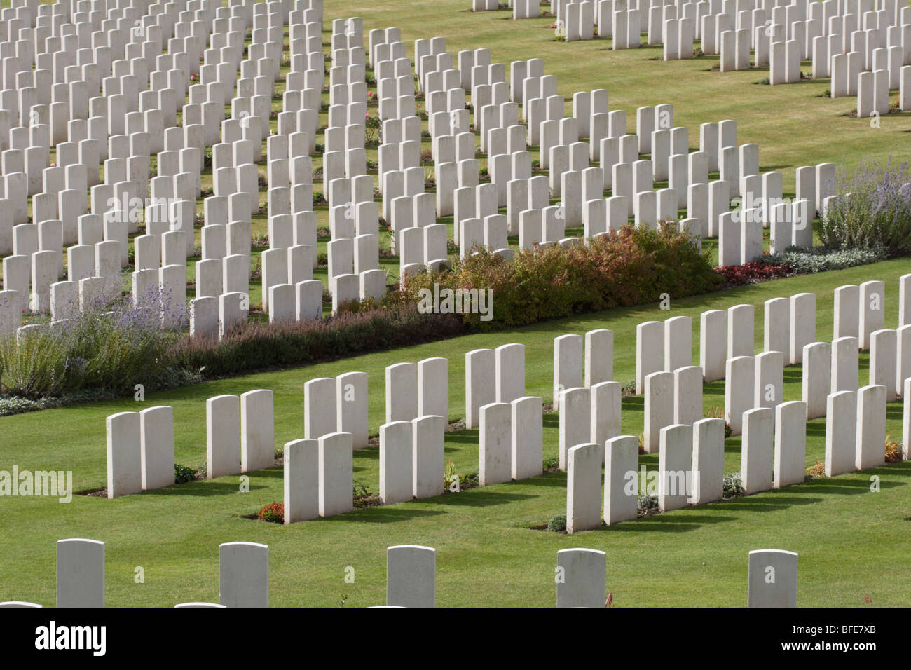 Etaples, the largest Commonwealth war cemetery in France Stock Photo ...