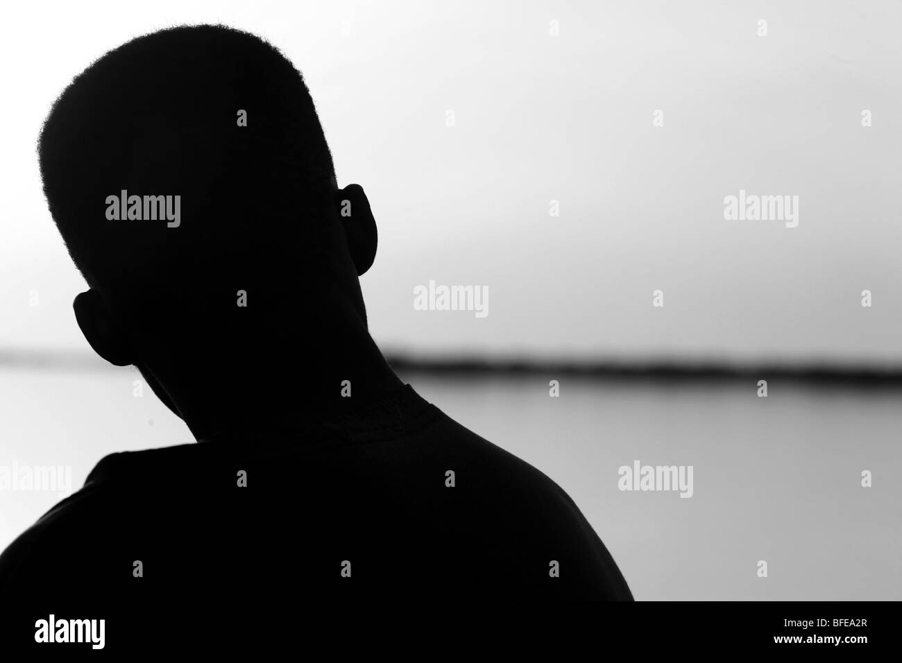 Man looking future Black and White Stock Photos & Images - Alamy