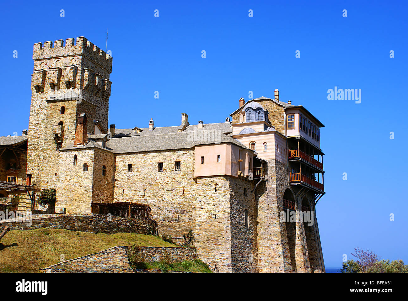 Stavronikita monastery mount athos hi-res stock photography and images ...