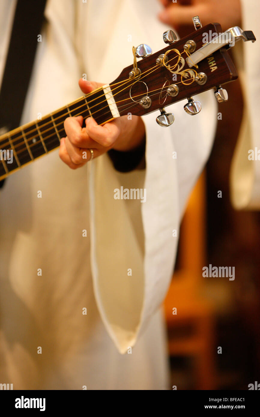 France Lyon Guitar chord Stock Photo - Alamy