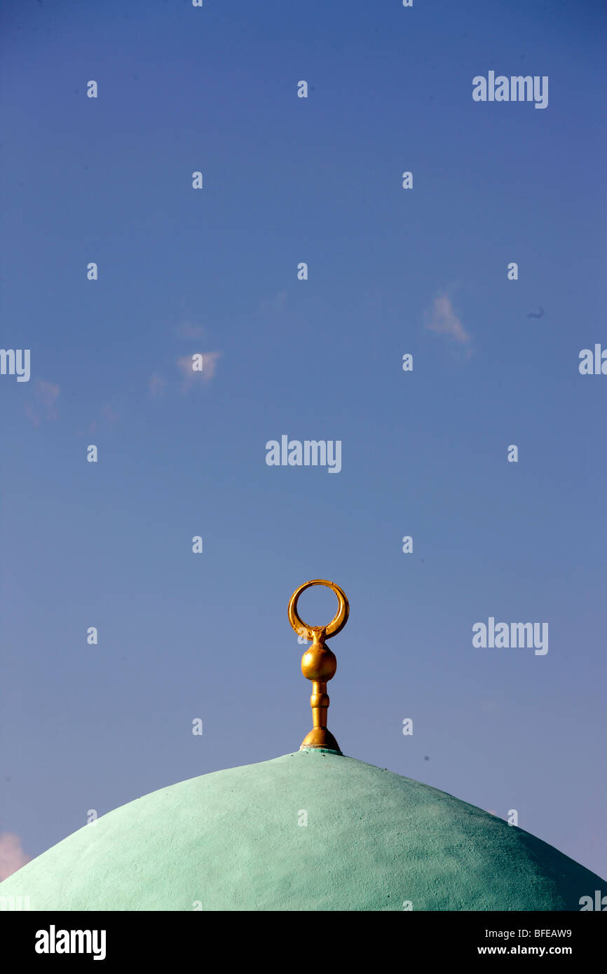 Territoire palestinien occupé Nebi Musa Moses' tomb mosque Stock Photo ...