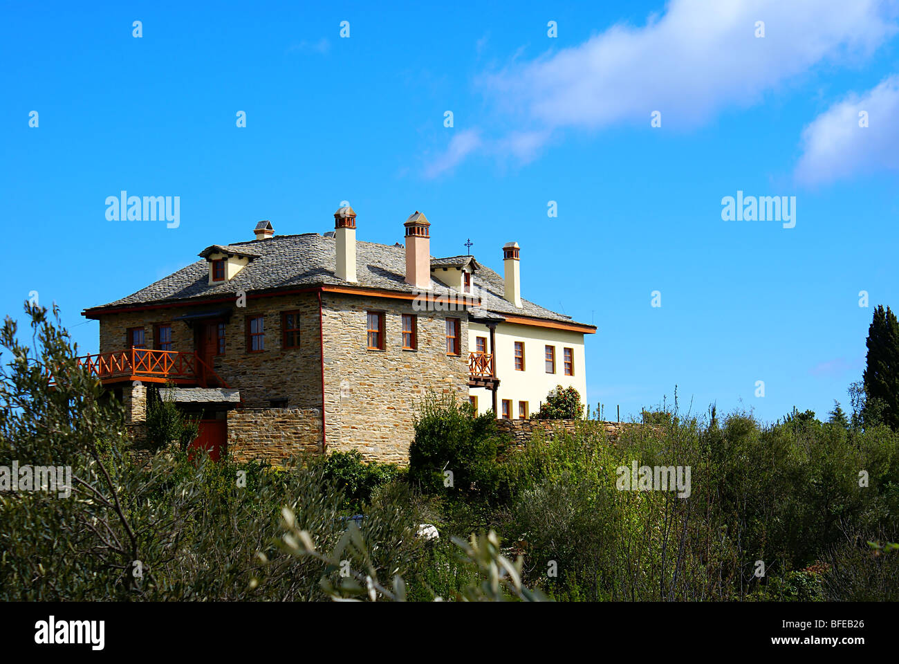 St. Andrea Monastery, Greek Orthodox monastery on Mount Athos ...