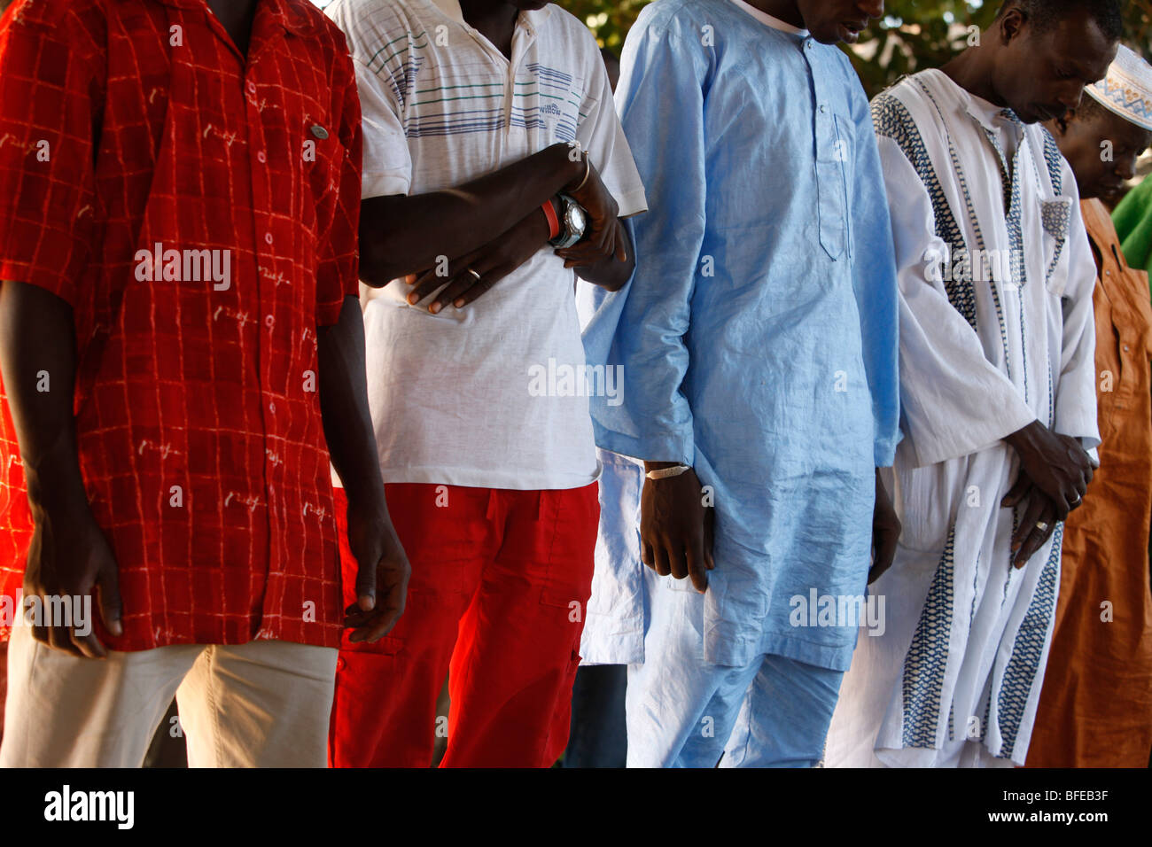 Sénégal Abene Friday prayer Stock Photo - Alamy