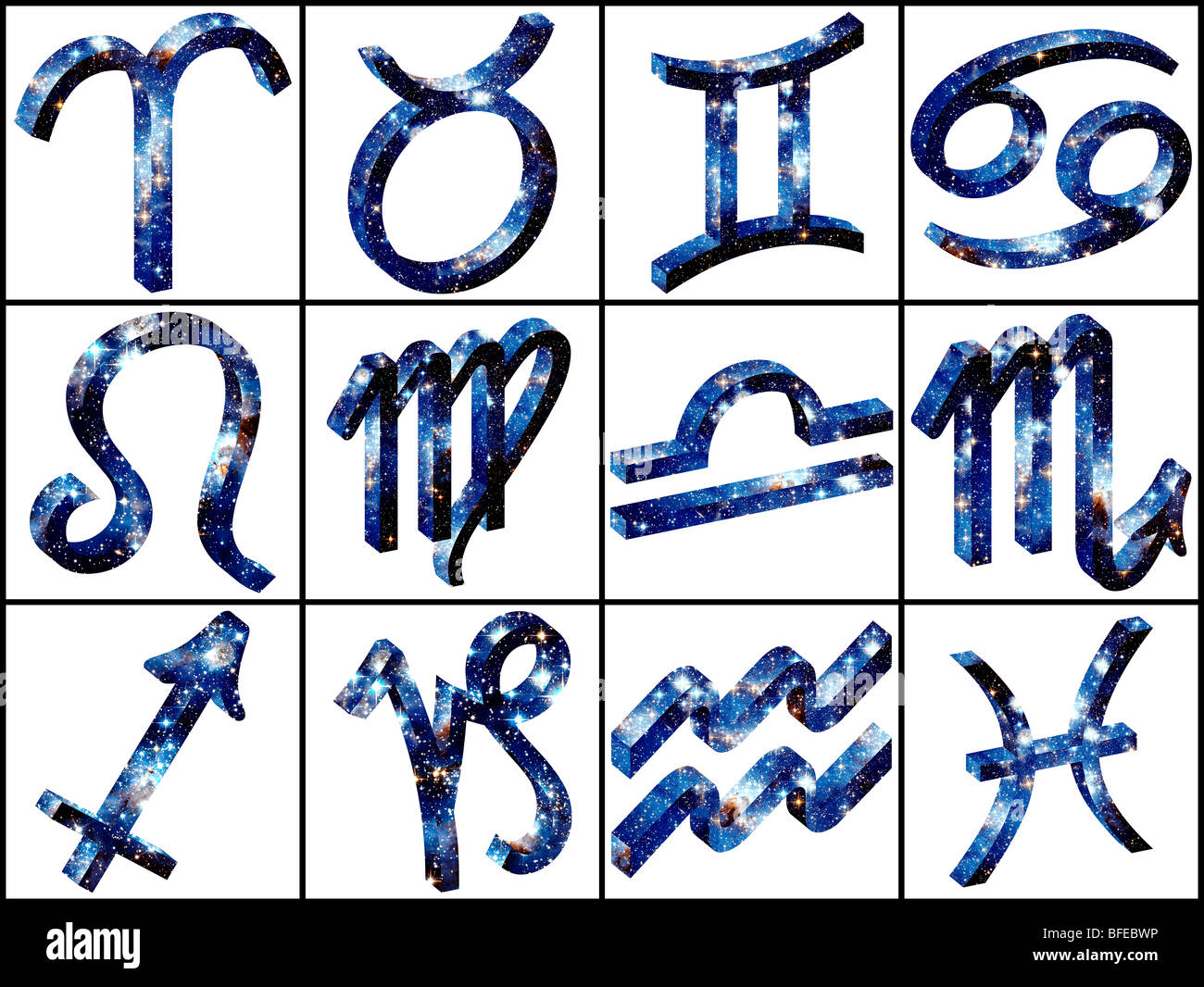 Zodiac Astrological Astrology Horoscope Birth Sign Stock Photo - Alamy