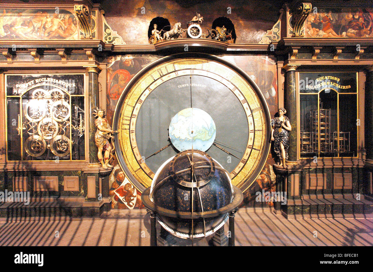 France Alsace Bas-Rhin Strasbourg cathedral astronomical clock Stock ...