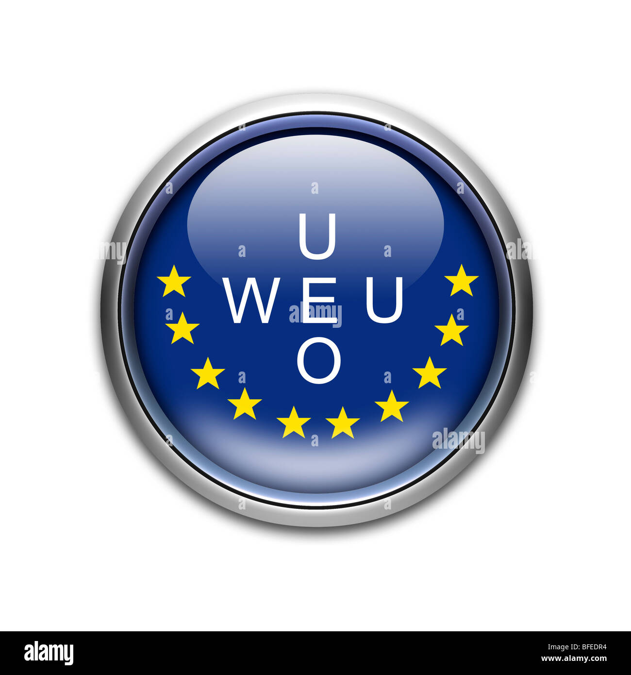 Western European Union flag Stock Photo - Alamy