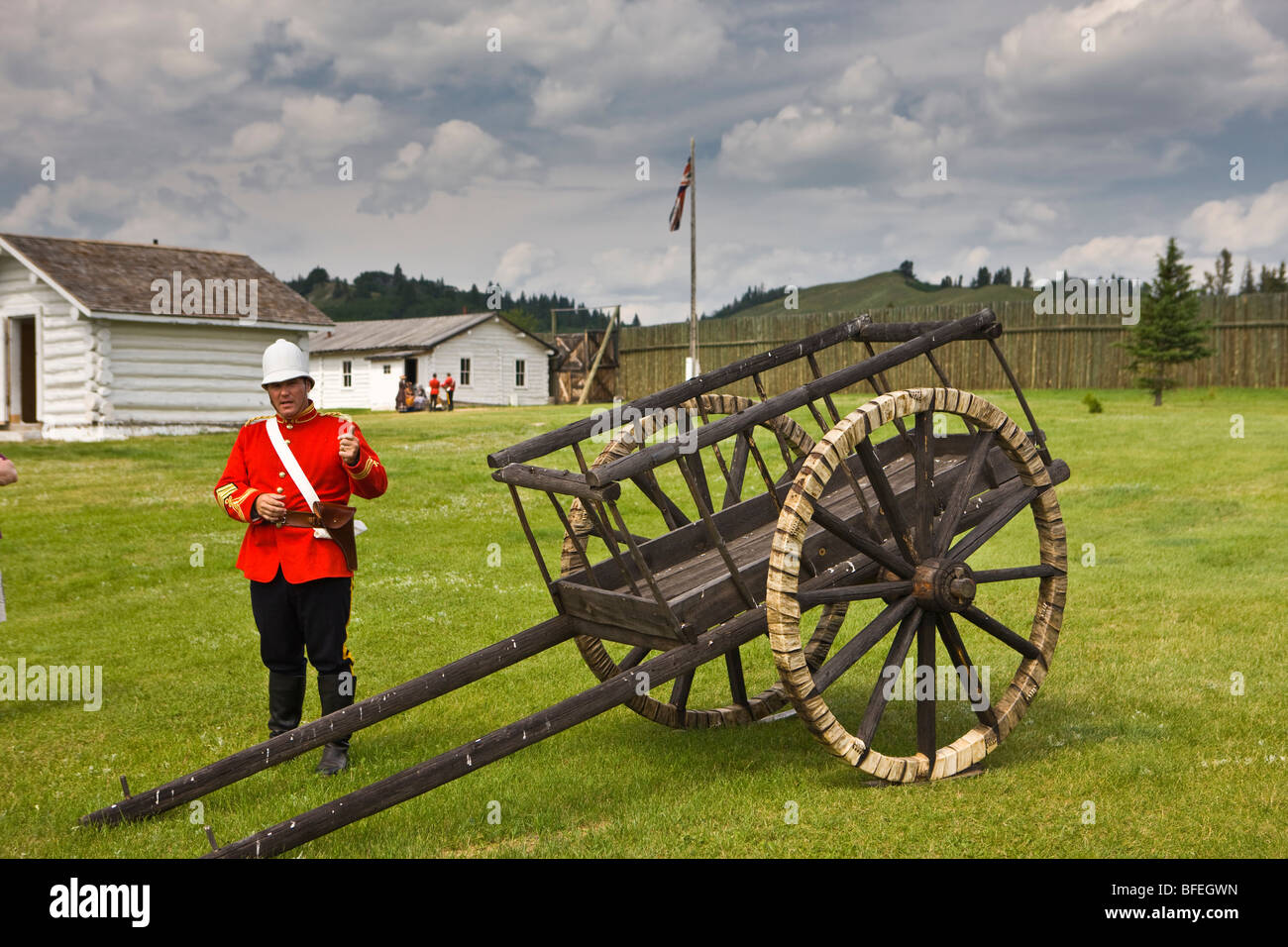 Red river cart hi-res stock photography and images - Alamy
