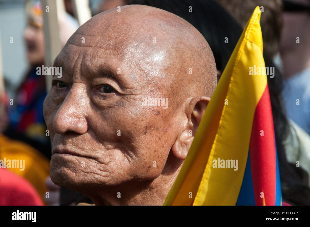 Tibet Freedom March in London on 50th anniversary of the 'Tibetan ...