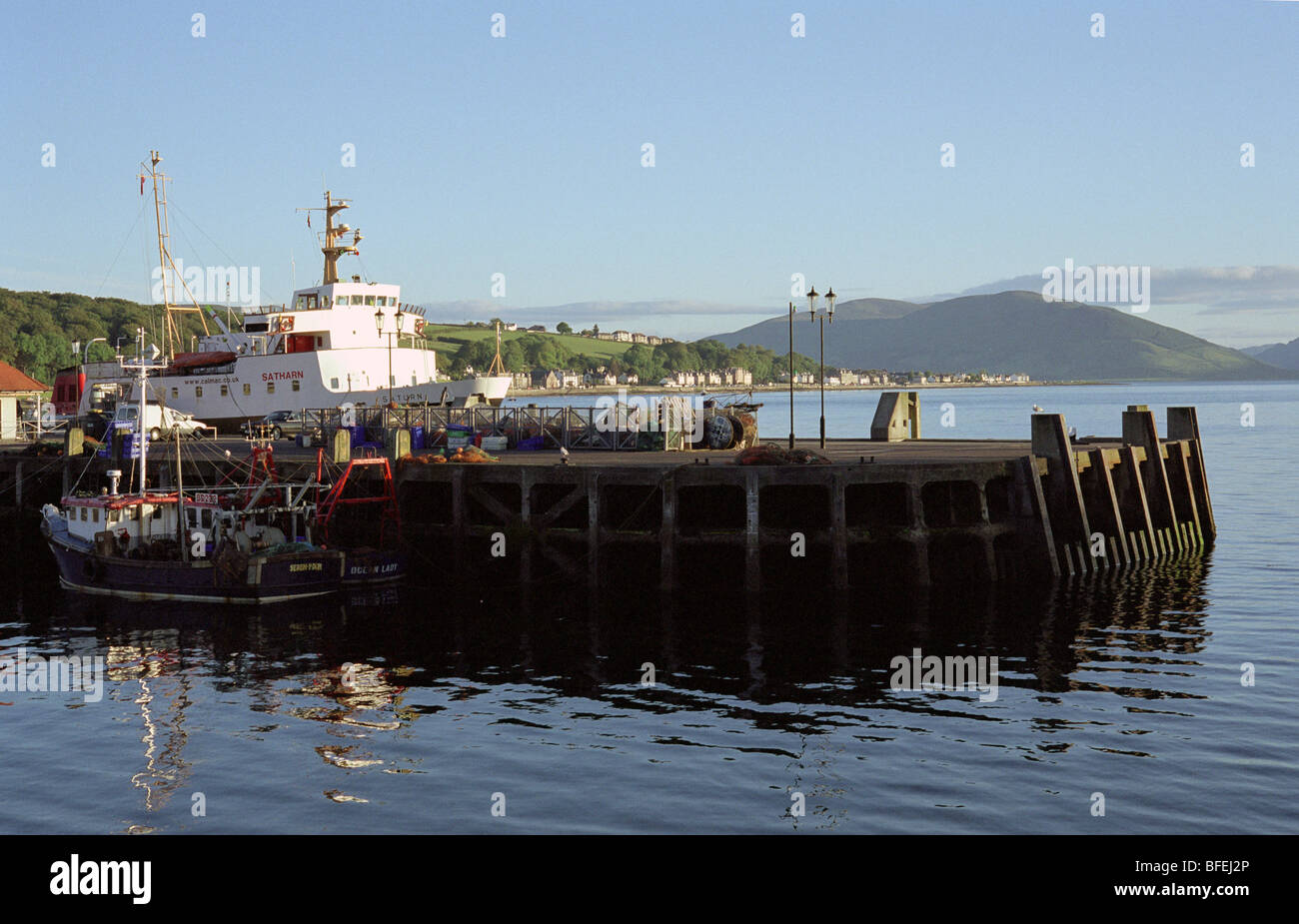 rothesay town isle of bute scotland uk gb Stock Photo - Alamy