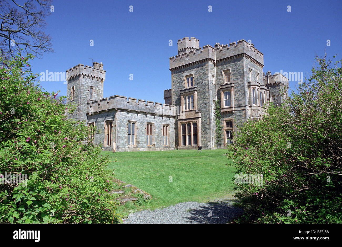 Lews Castle is a Victorian era castle located west of the town of ...