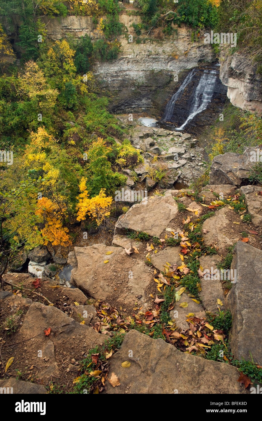 Rockway Falls, Niagara Peninsula, Niagara Escarpment near Rockway ...