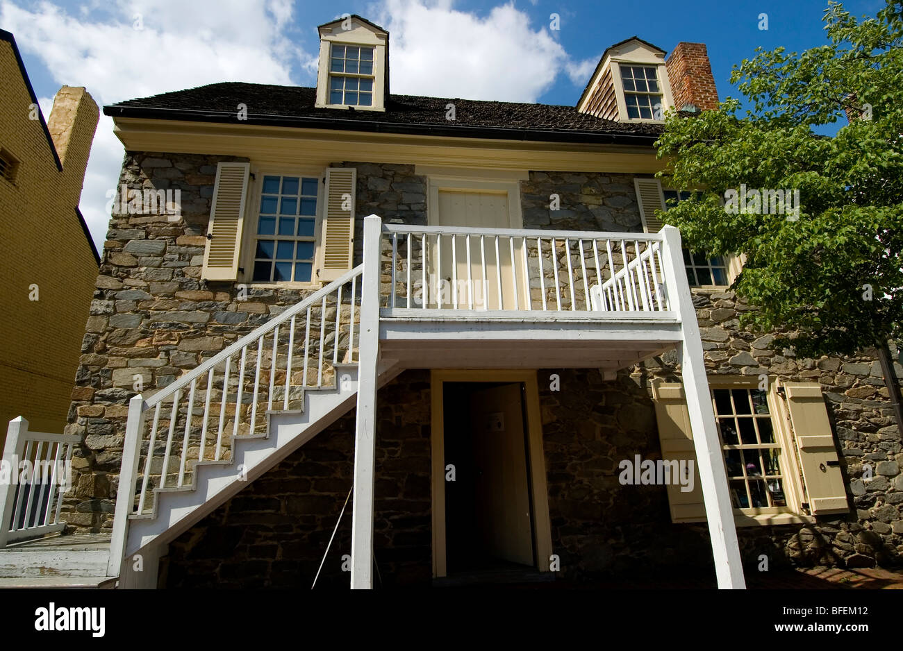 Old Stone House, oldest building in Washington DC, 1766, Georgetown ...