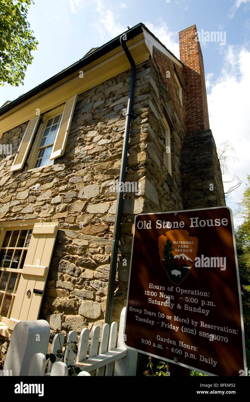 Old Stone House, oldest building in Washington DC, 1766, Georgetown ...