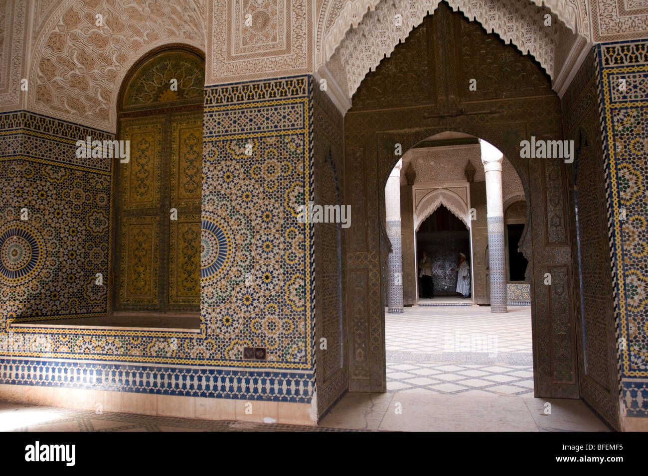 Inside the Telouet kasbah. Telouet once was an important stop on the ...