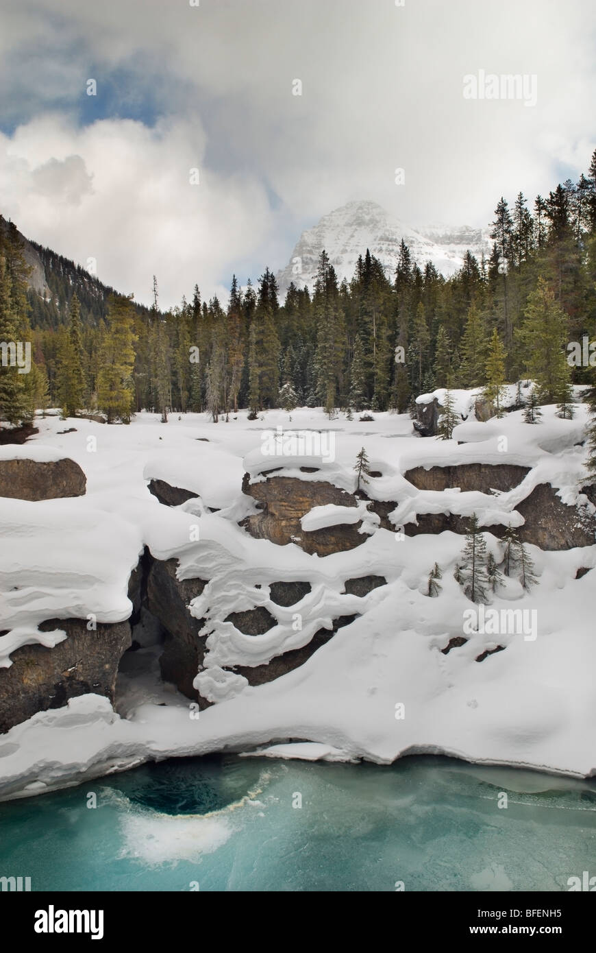Natural Bridge, Mount Stephen, Yoho National Park, British Columbia ...