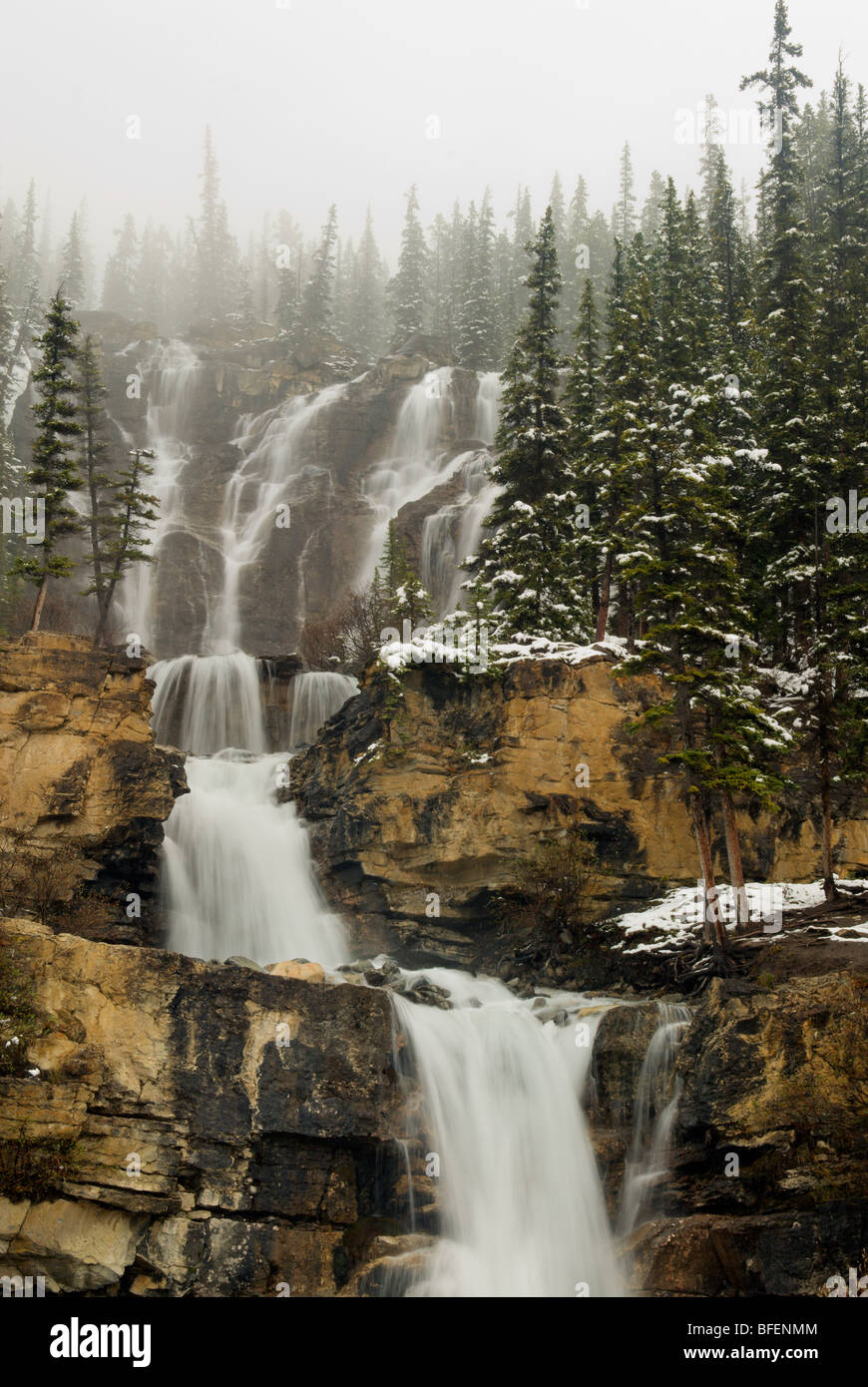 Tangle Falls, Jasper National Park, Alberta, Canada Stock Photo - Alamy