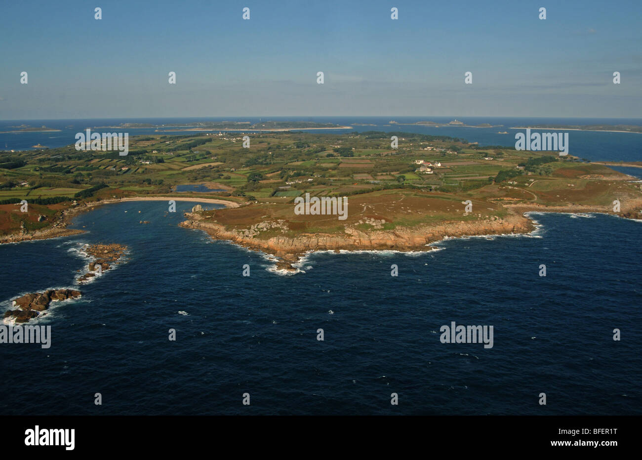 Scilly aerial uk hi-res stock photography and images - Alamy