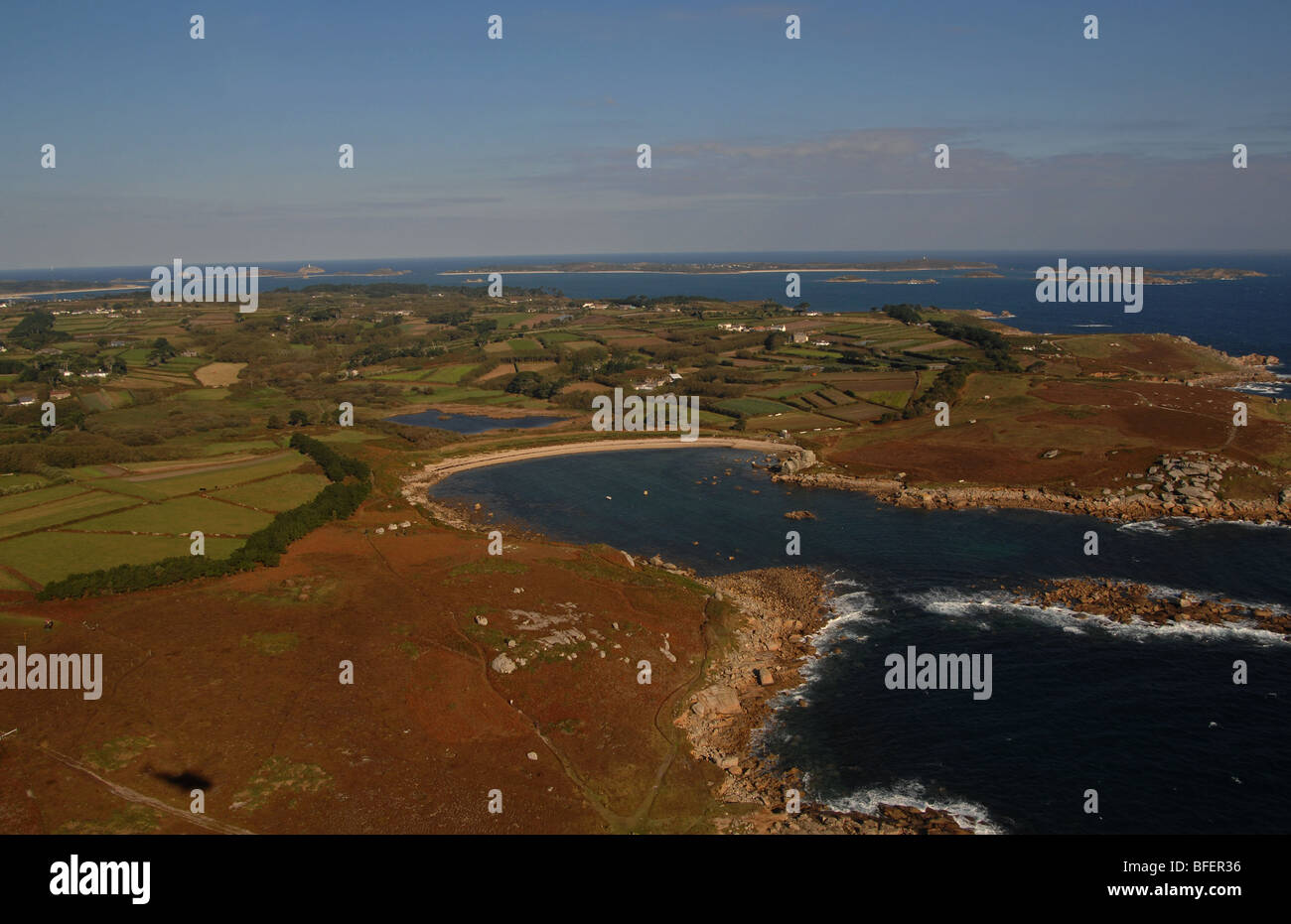 Scilly aerial uk hi-res stock photography and images - Alamy