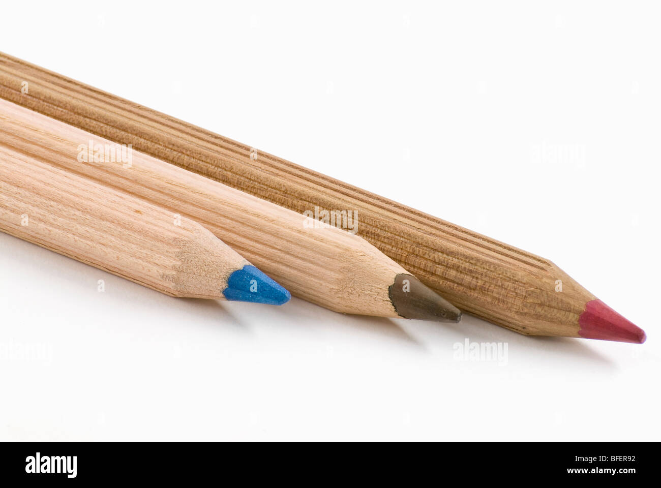 Three color pencils hi-res stock photography and images - Alamy
