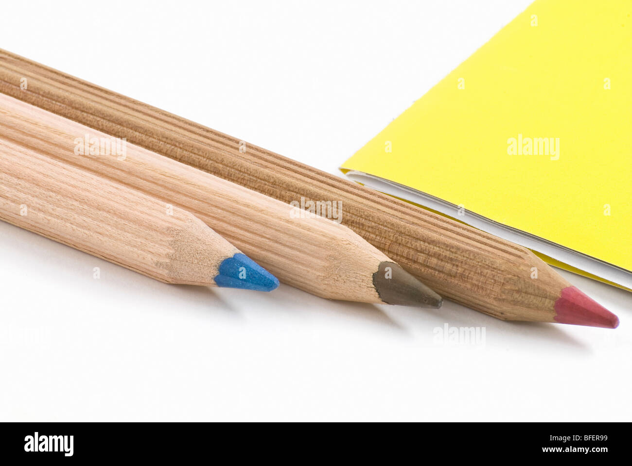 Three color pencils hi-res stock photography and images - Alamy