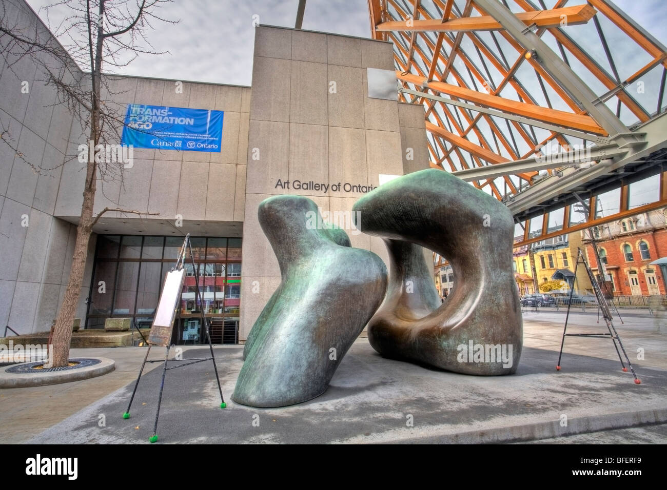 Henry Moore sculpture, Art Gallery of Ontario, Toronto, Ontario, Canada ...