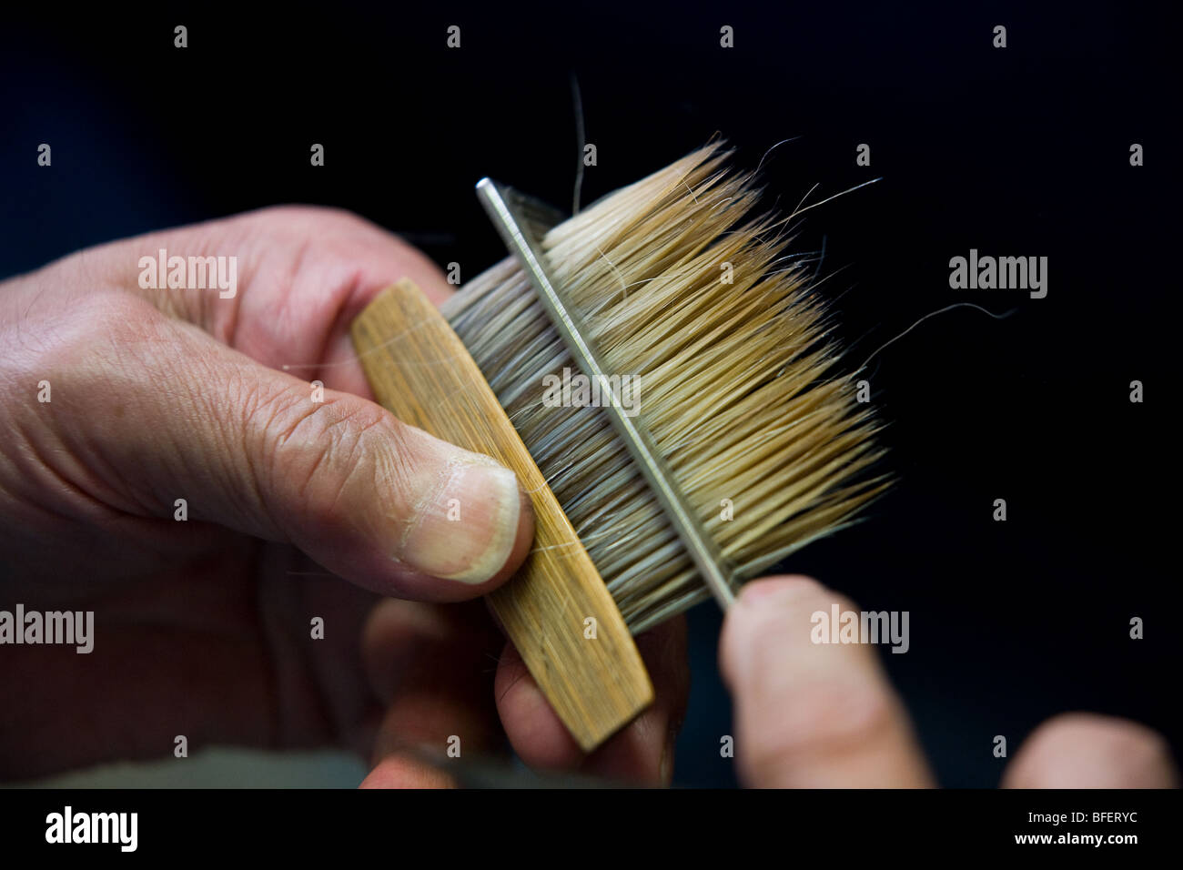 Brush maker hi-res stock photography and images - Alamy