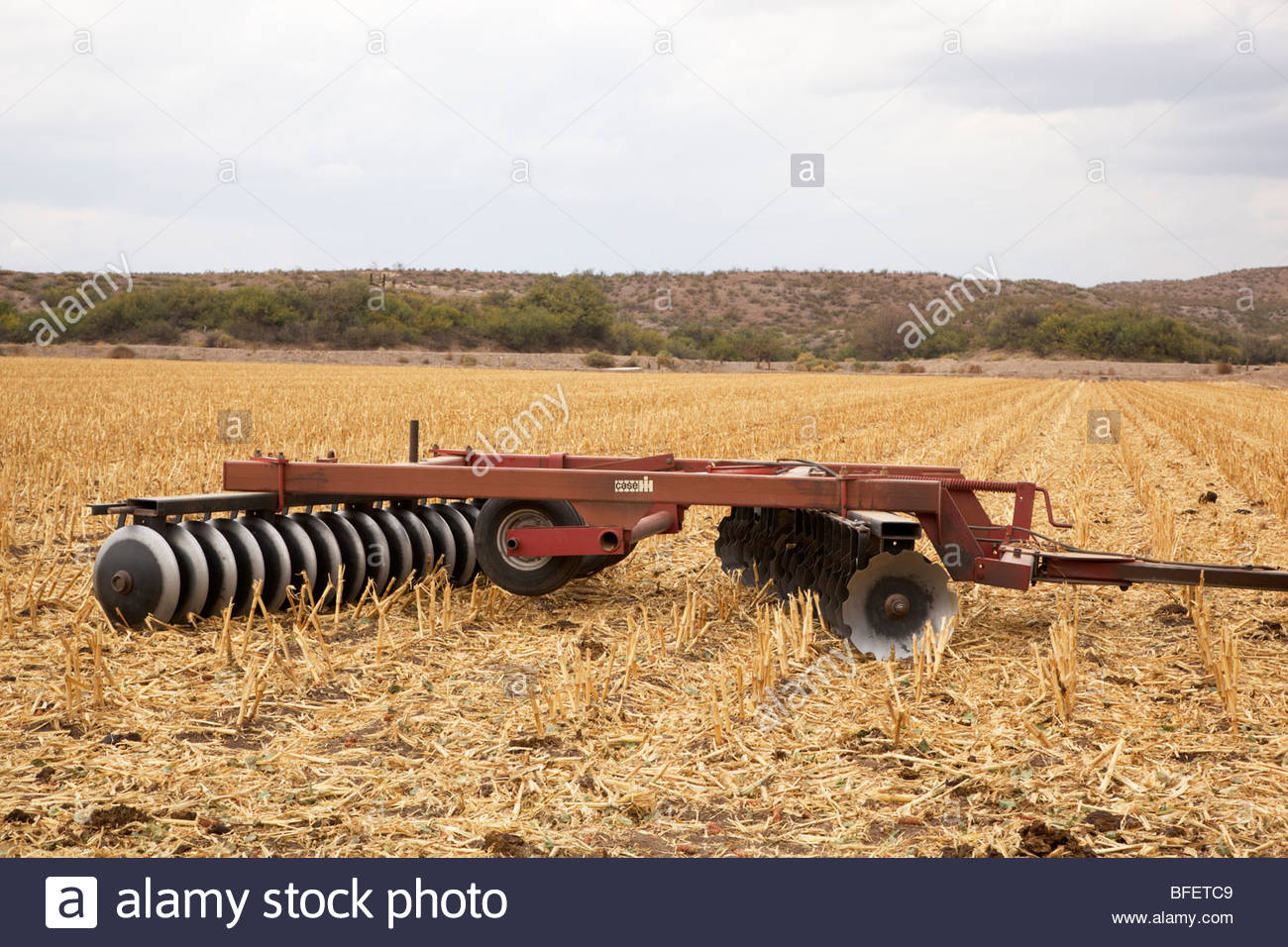 Disc Farm Equipment In Field Stock Photos & Disc Farm Equipment In ...